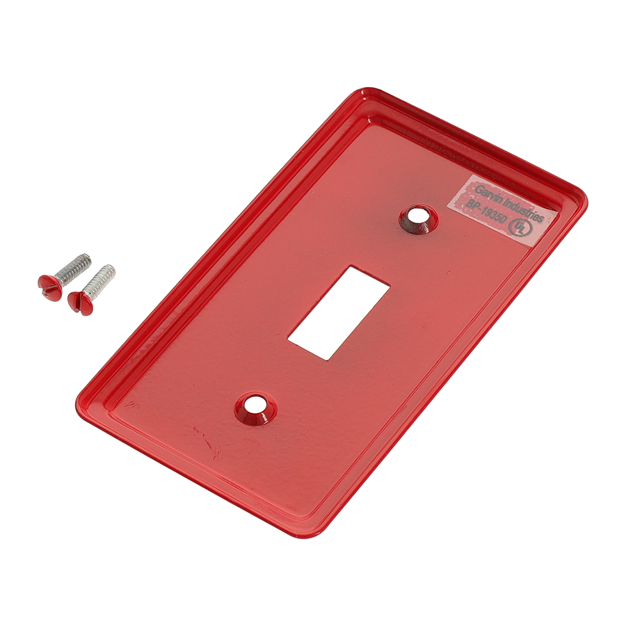 HANDY BOX COVER FOR GAS FURNACE RED | Behler-Young